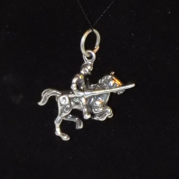 Jewelry | Vintage Sterling Silver 925 Medieval Jousting Knight On Horse ...